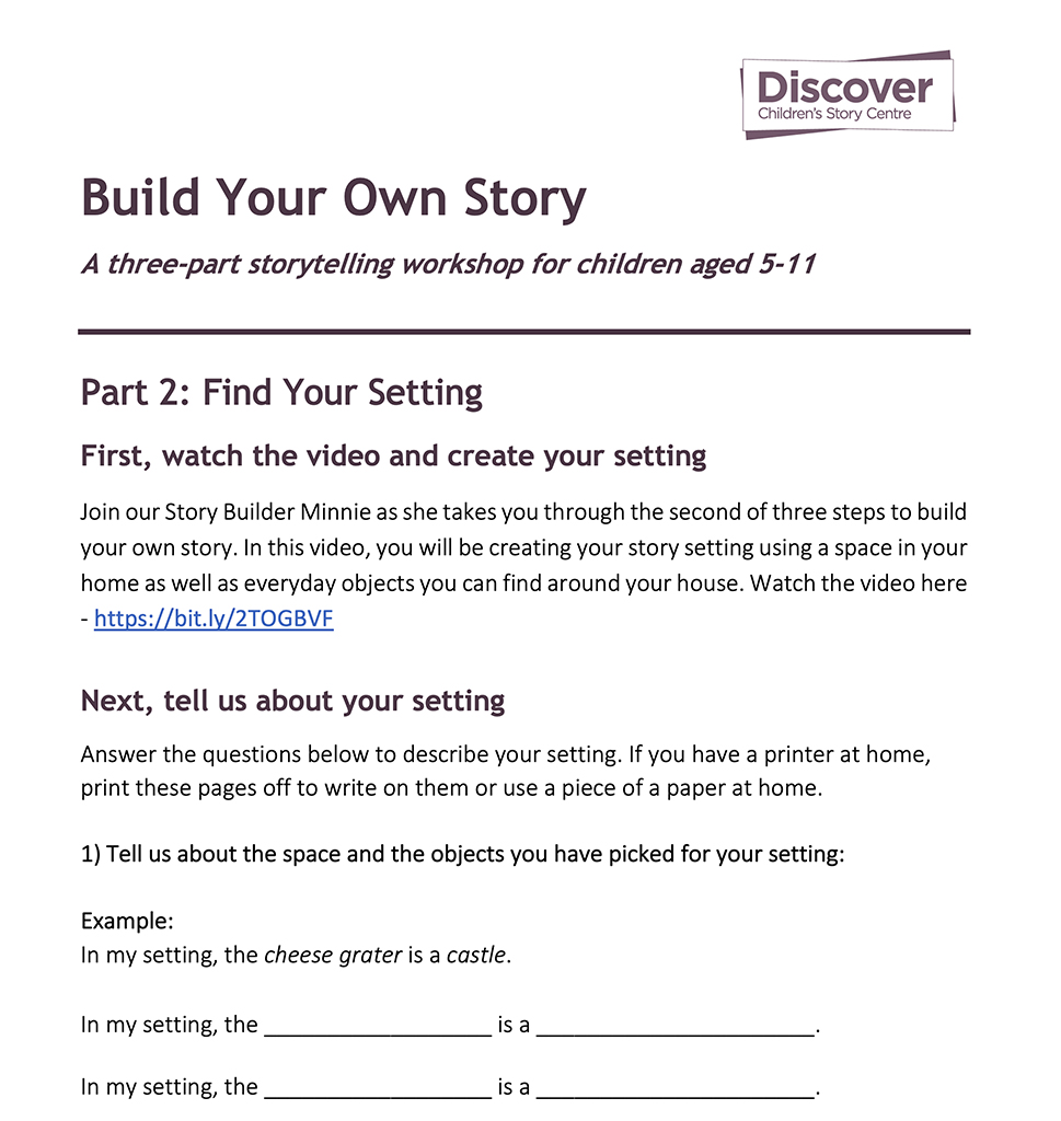 Storytelling Resources - Discover Children’s Story Centre